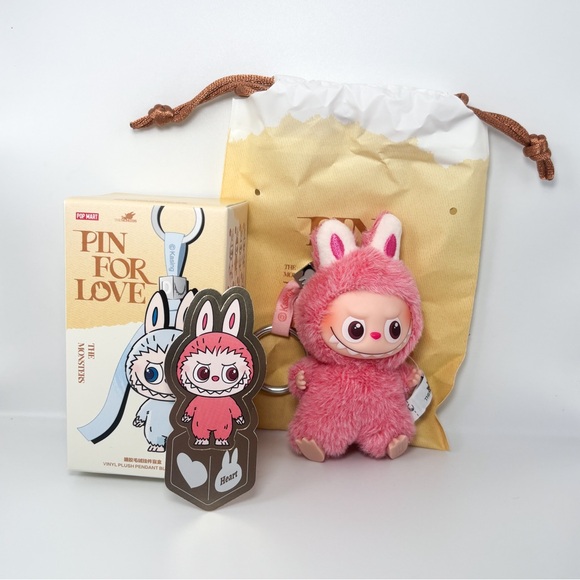POP MART | Toys | Authentic Pin For Love Labubu Pendant Blind Box ...